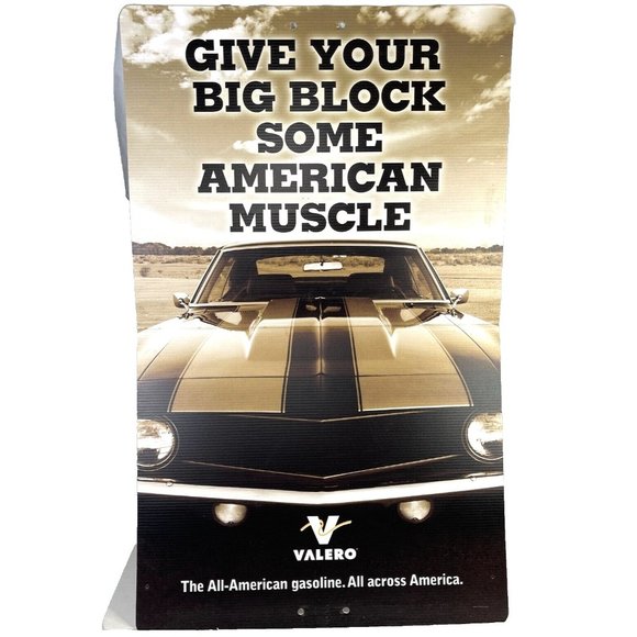 Valero | Art | Chevy Camaro Big Block American Muscle Car 20 Valero Gas ...